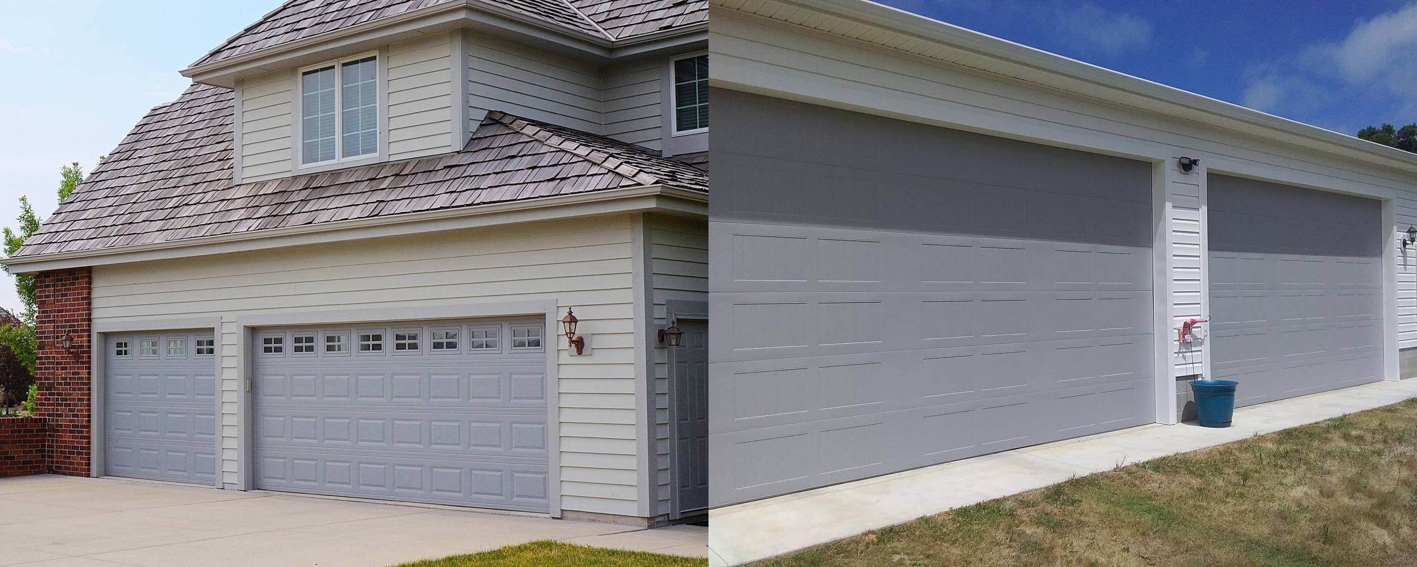 5 best garage door colors for beige houses