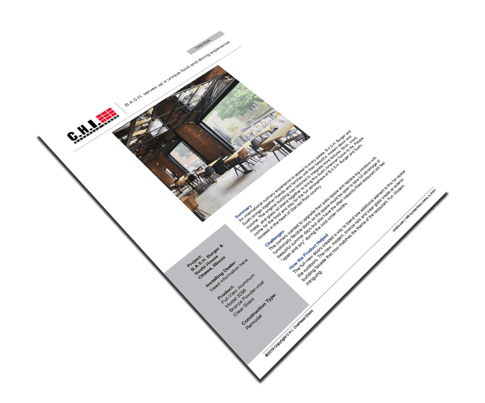 Architects | CHI Overhead Doors