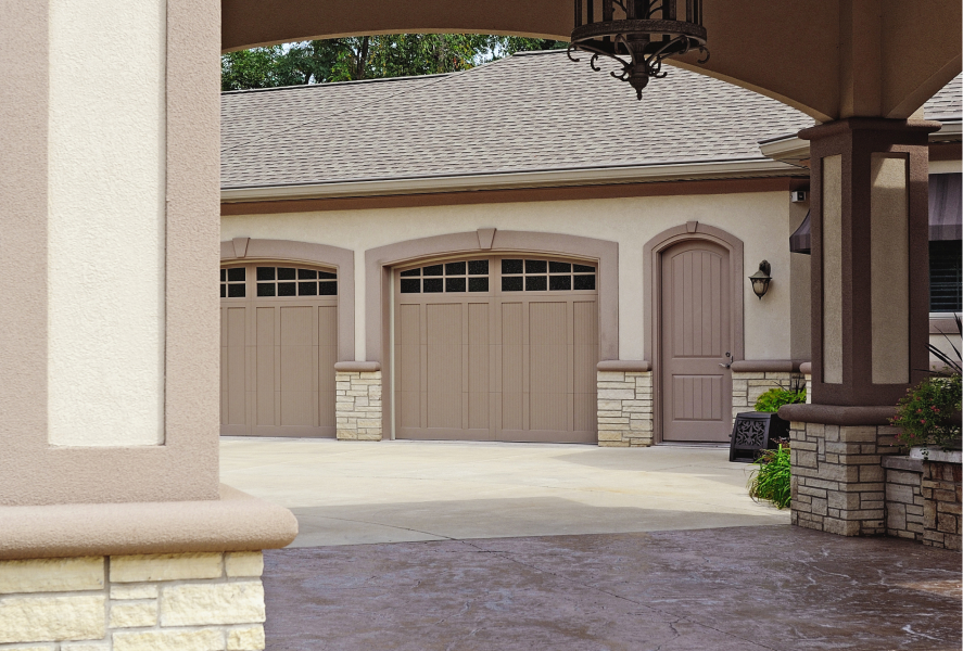 Sandstone garage doors | C.H.I. Overhead Doors